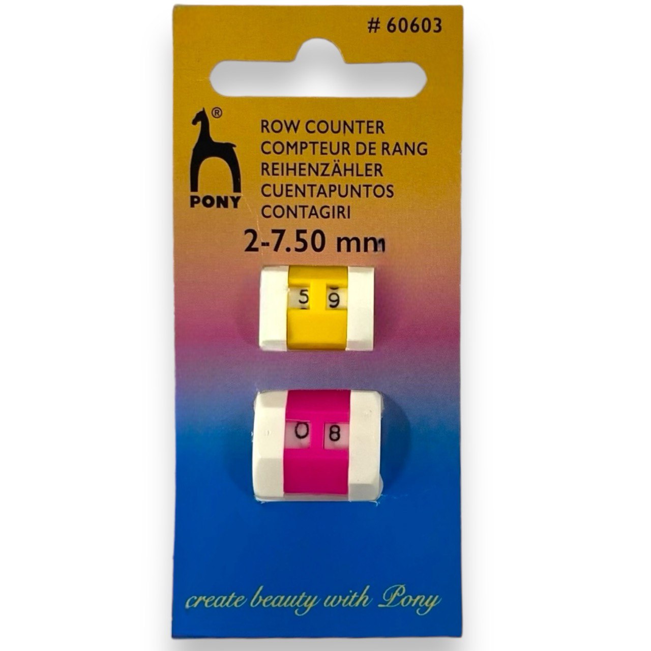 סופר שורות ידני לסריגה Pony - קרן